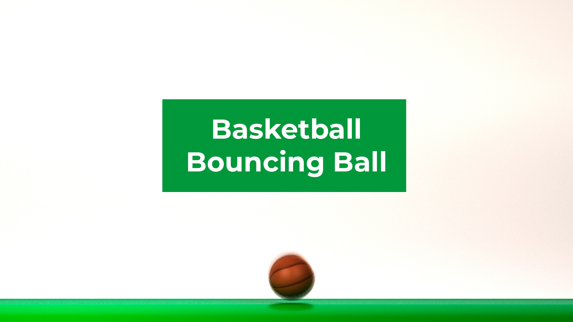 ArtStation - Basketball | Bouncing Ball
