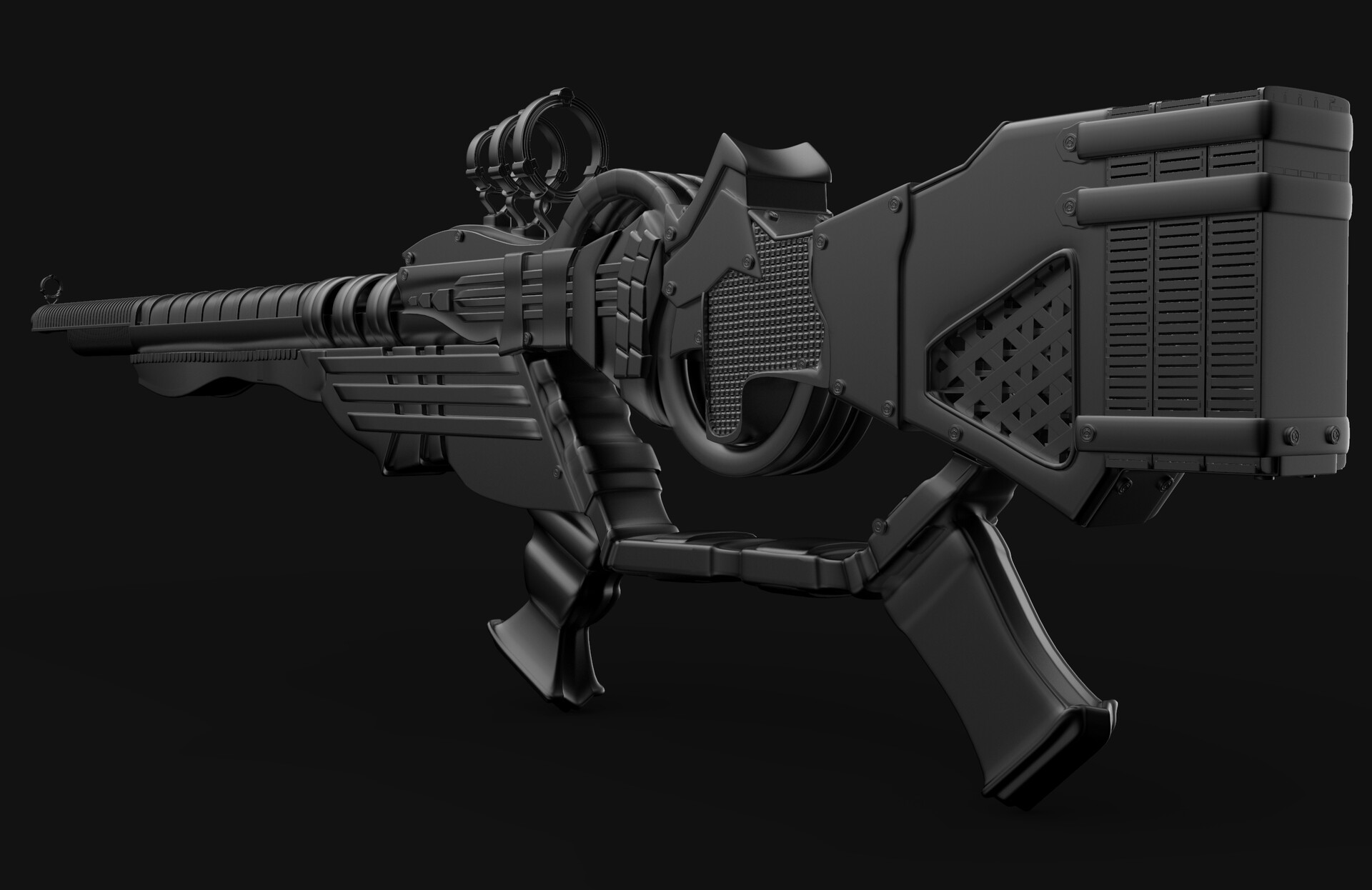 ArtStation - Snipershot Autogun
