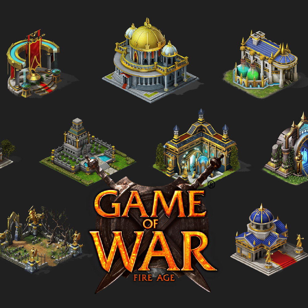 ArtStation - Game of War - Buildings