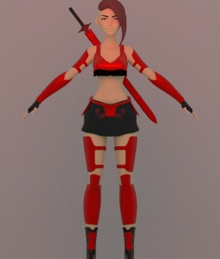 Omega Slayer of Evil - Cresent Warrior Woman