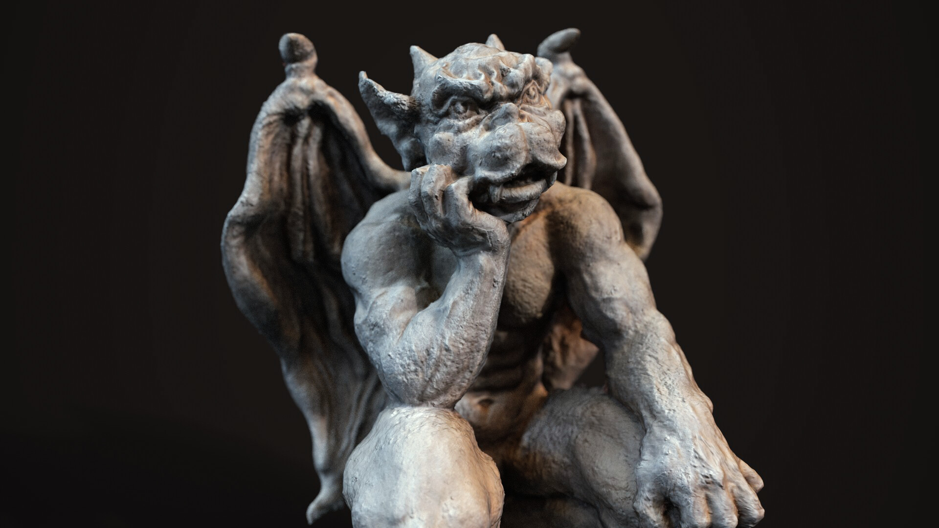 ArtStation - Gargoyle Statue [realtime optimized/game ready]