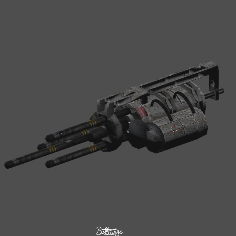 ArtStation - Space machine gun