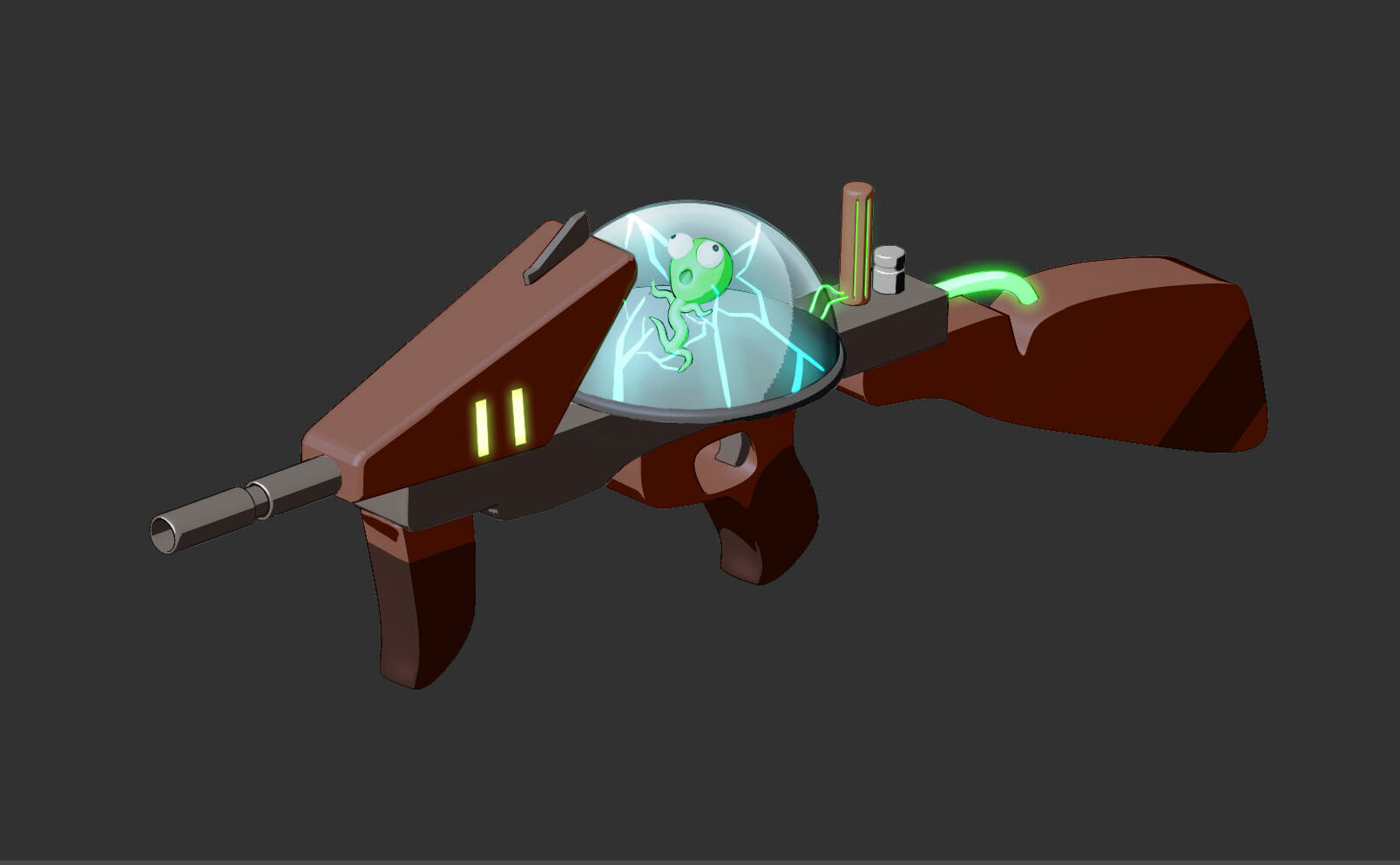 ArtStation - Weapon in Rick and Morty's style