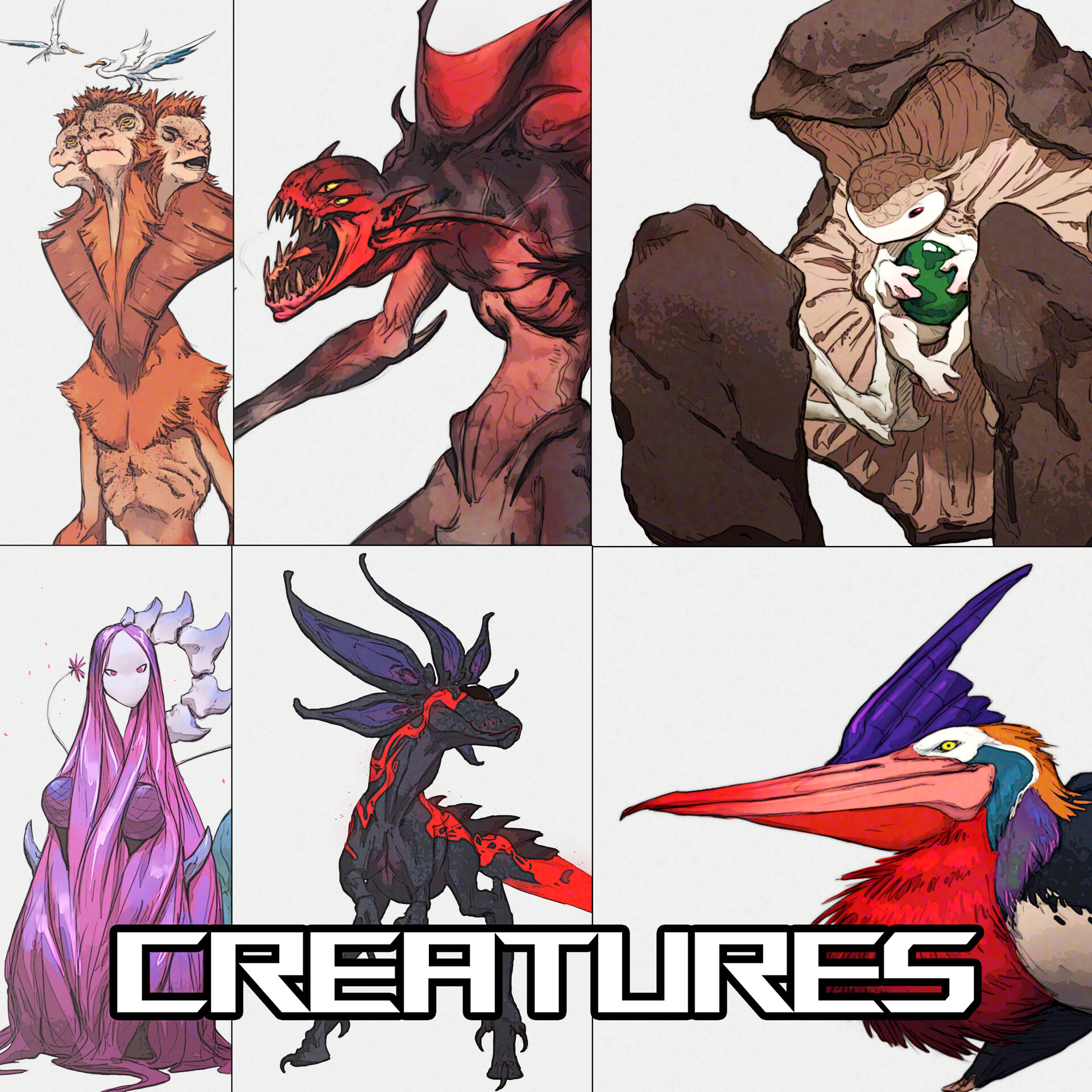 ArtStation - Creature collection