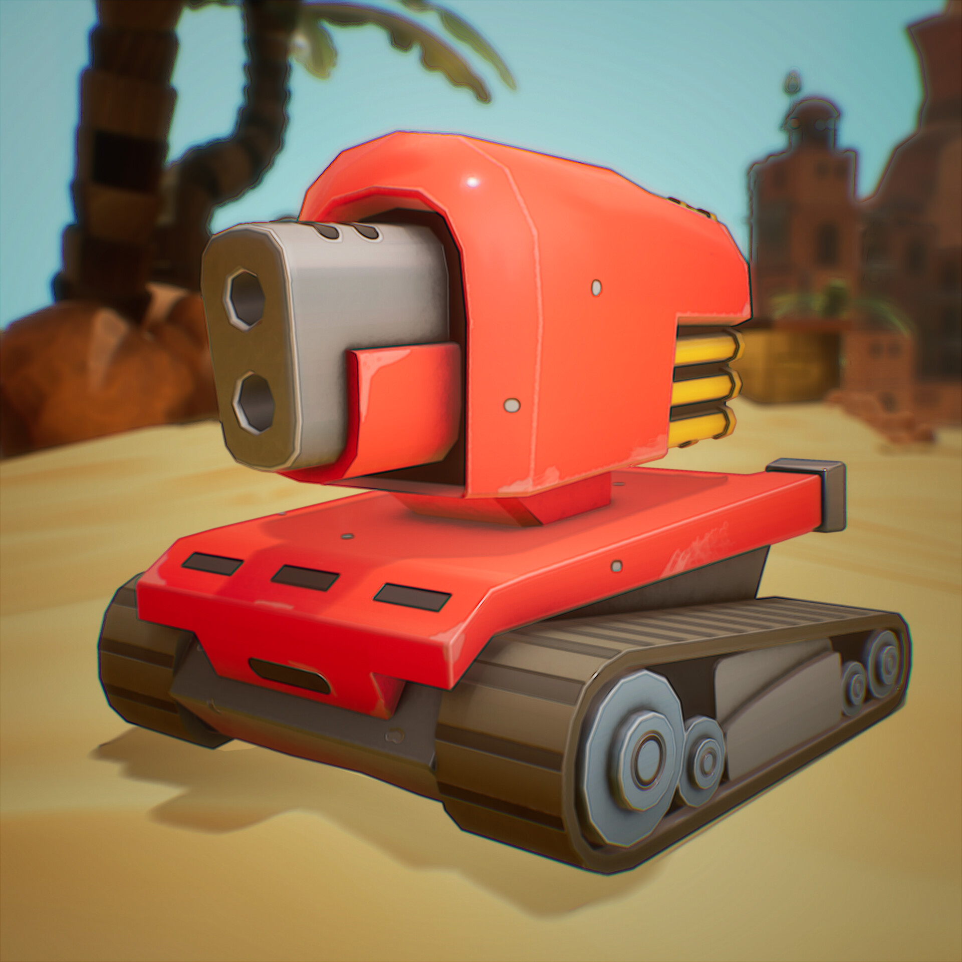 ArtStation - Cartoon Tank