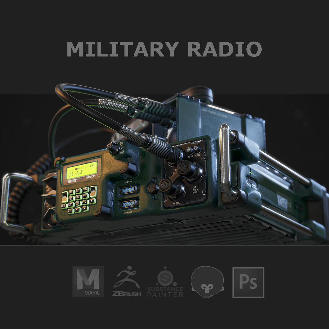 ArtStation - Military Radio