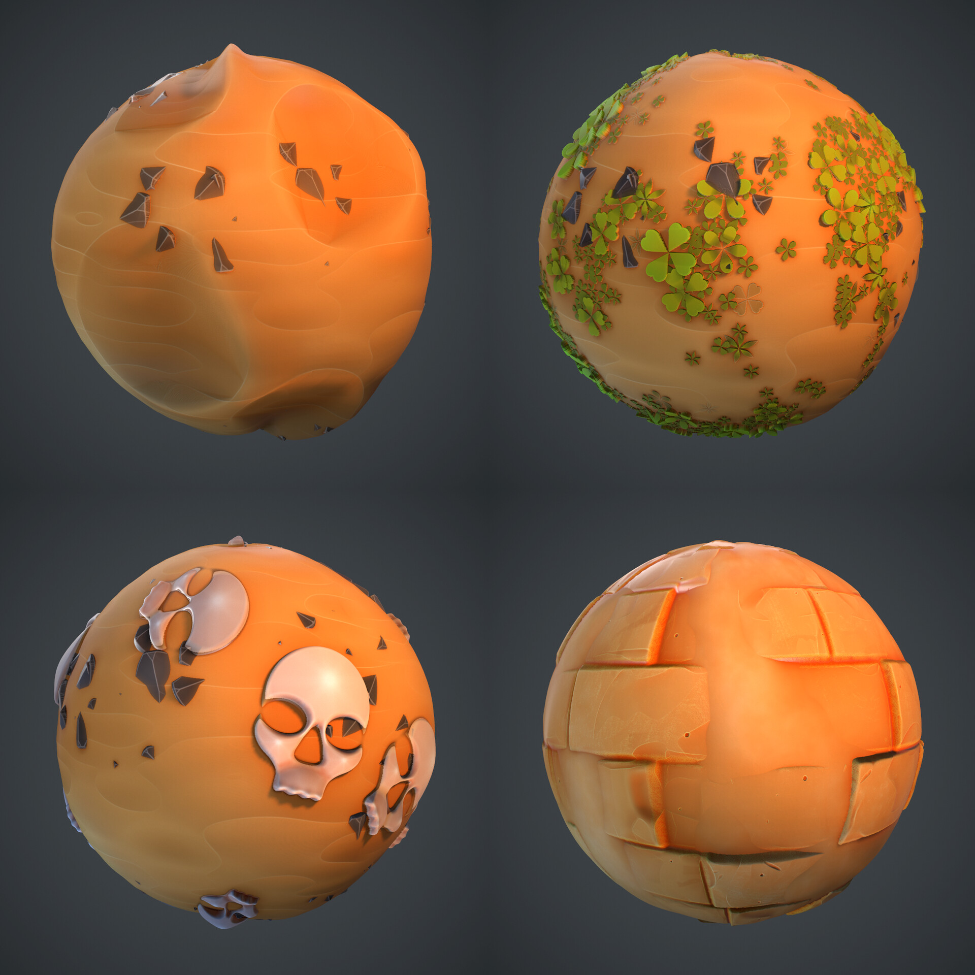 ArtStation - Stylized Desert Materials