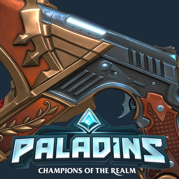 ArtStation - Paladins Corvus Weapons