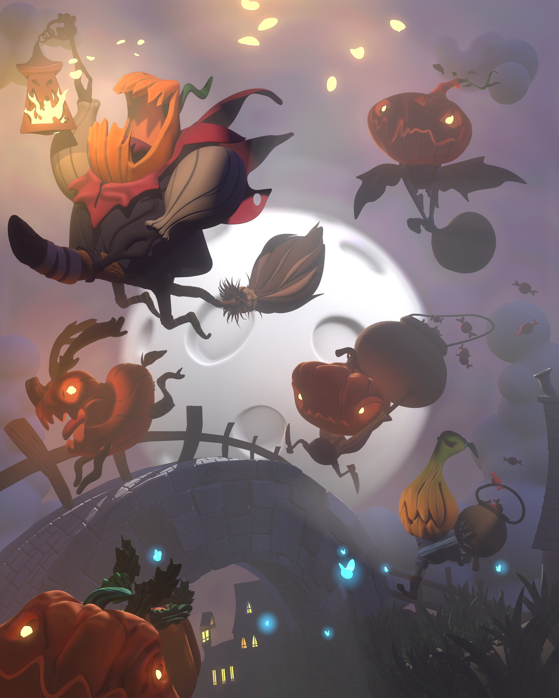 ArtStation - Halloween race