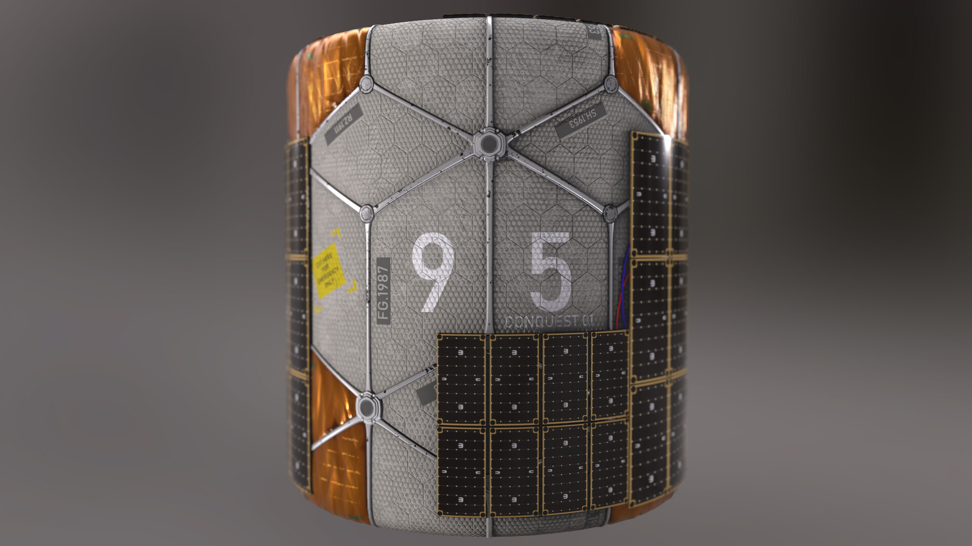 ArtStation - Scifi Space Module Material - Substance Designer