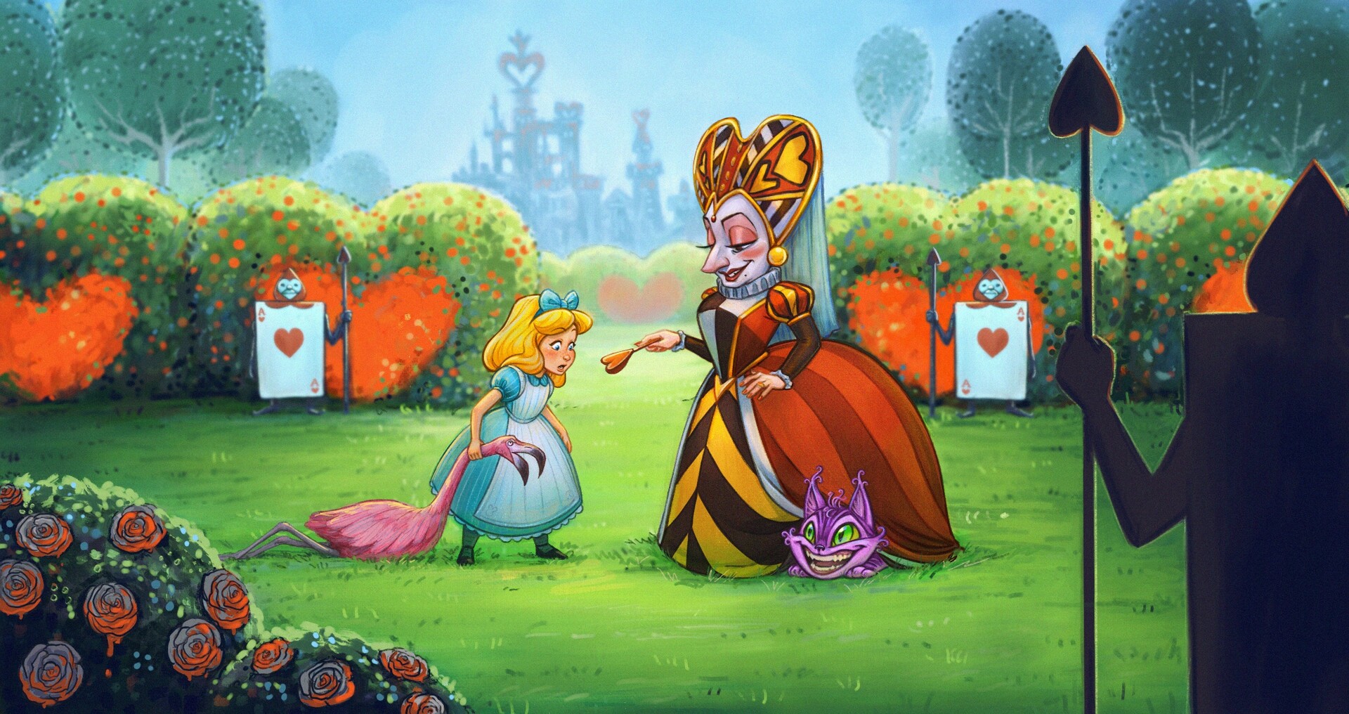 ArtStation - Croquet with the Queen