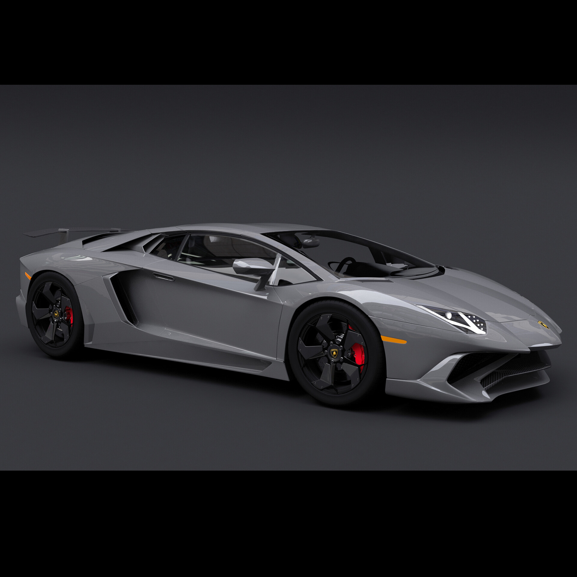 ArtStation - Lamborghini Aventador