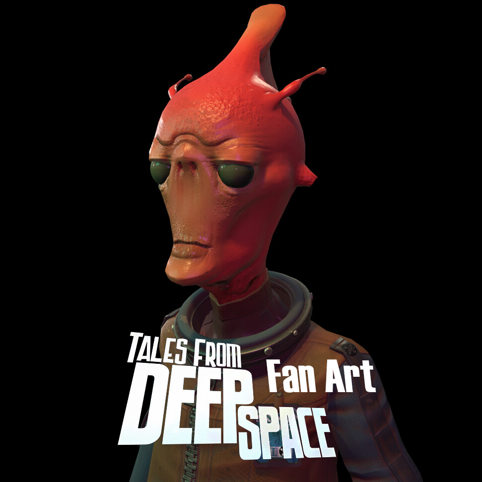 ArtStation - Janitor NPC - Tales from Deep Space (Fan Art)