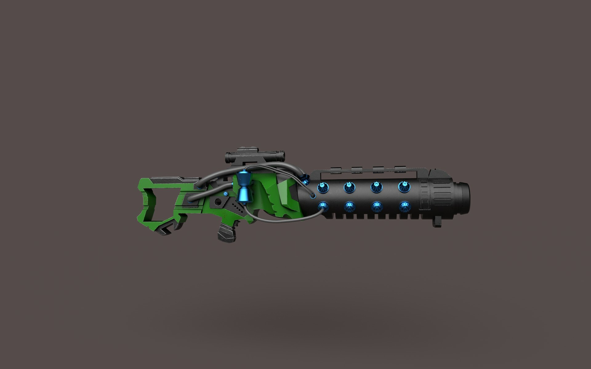 ArtStation - Sci-fi Plasma Rifle