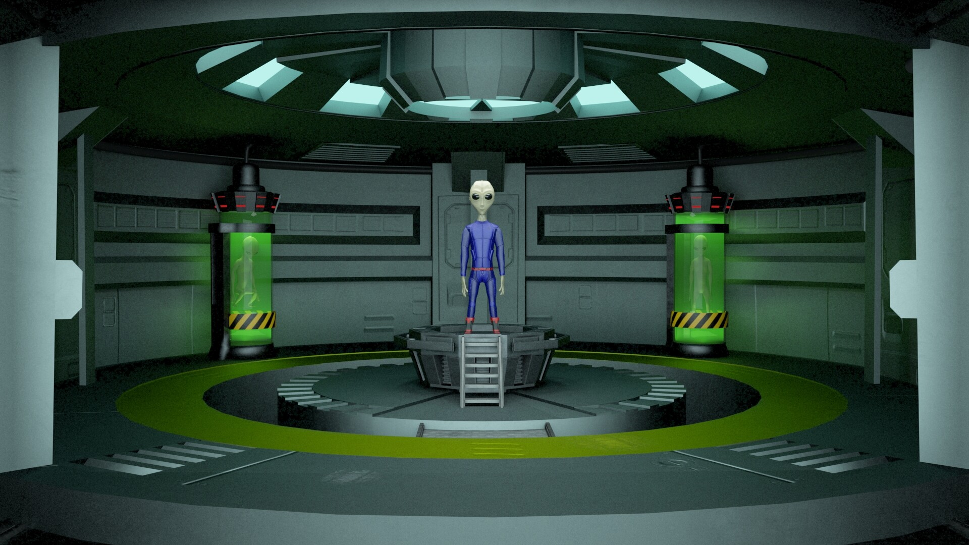 ArtStation - Alien research lab