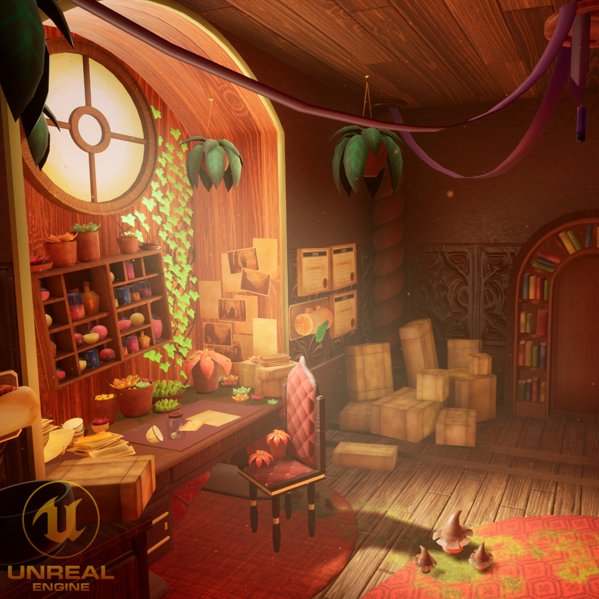 ArtStation - Overgrown Atrium