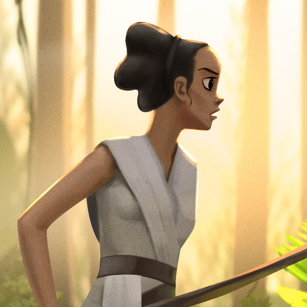 ArtStation - Rey from Starwars