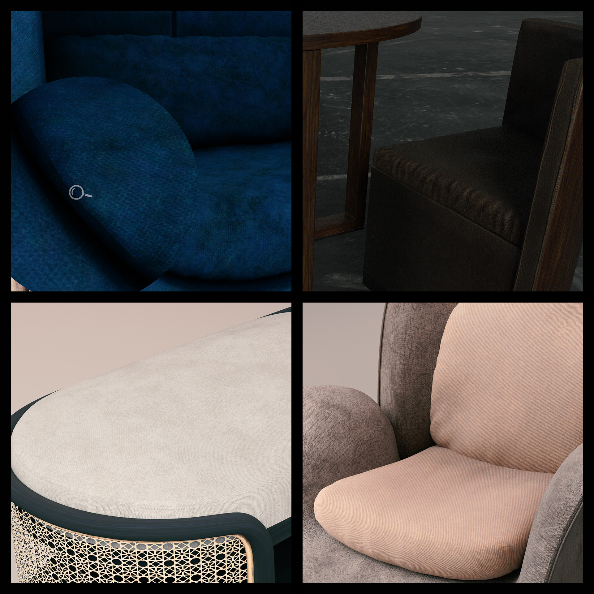 ArtStation - Simple furniture in blender 2.79