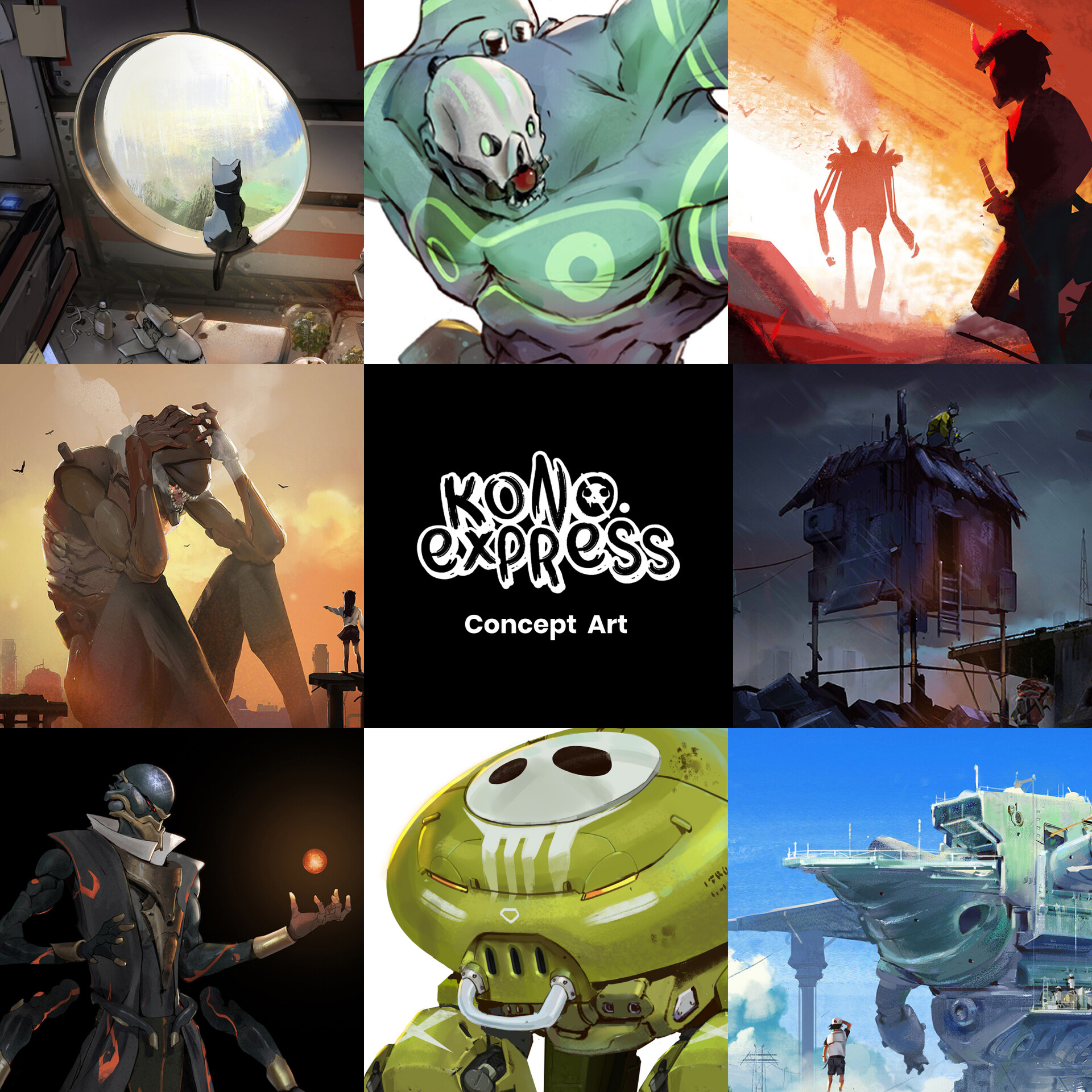 ArtStation - Full Project: Kono Express