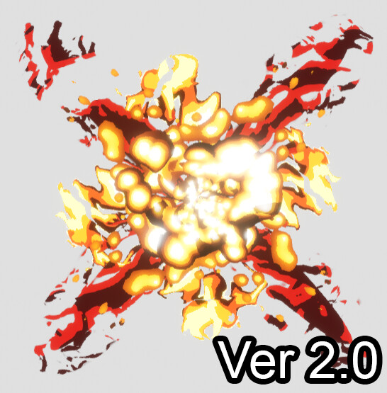 ArtStation - Stylised Fiery Explosive Hitspark Ver 2.0
