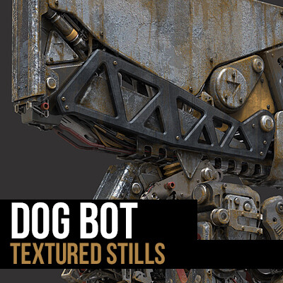ArtStation - Dog Bot_Textured