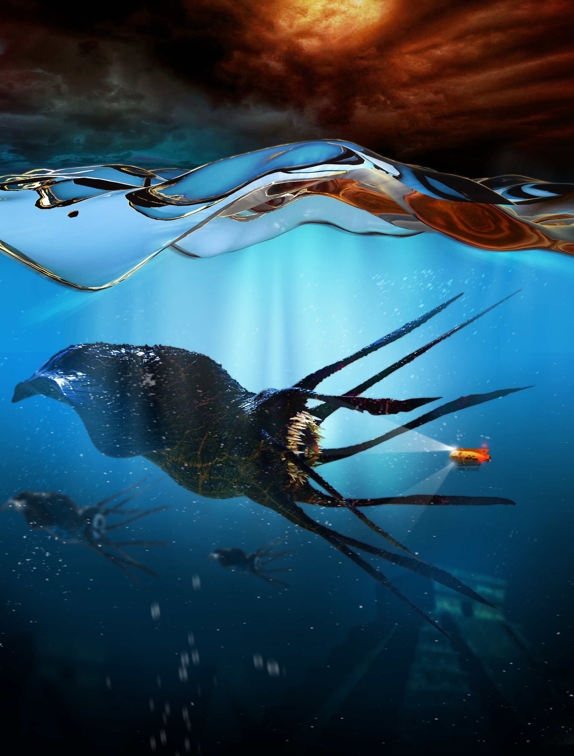 ArtStation - Aqua Monster