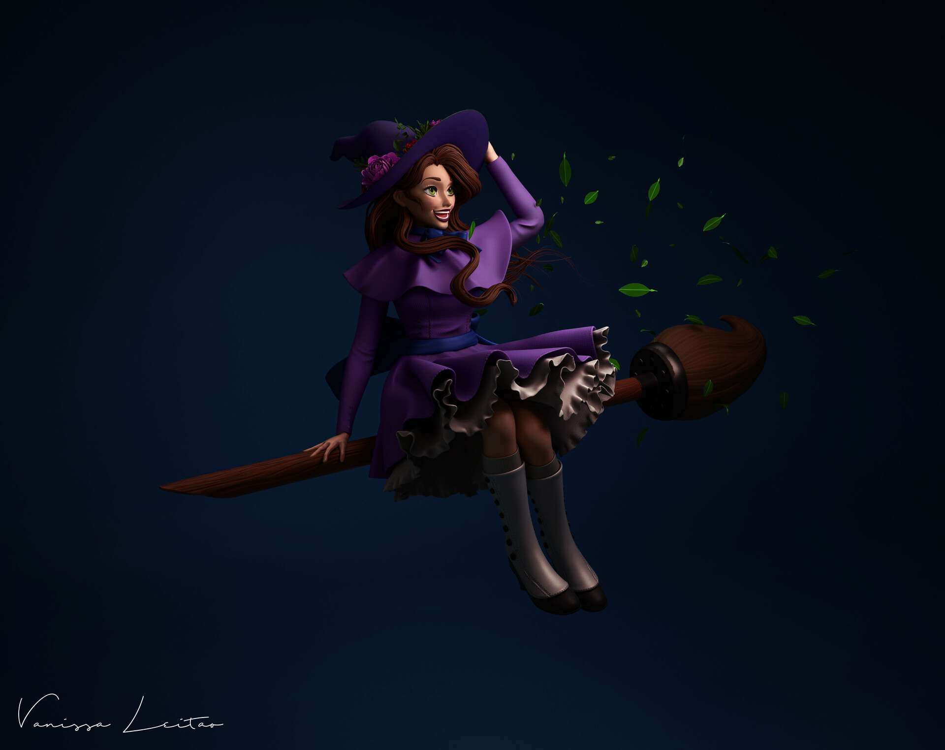 ArtStation - The Purple Witch