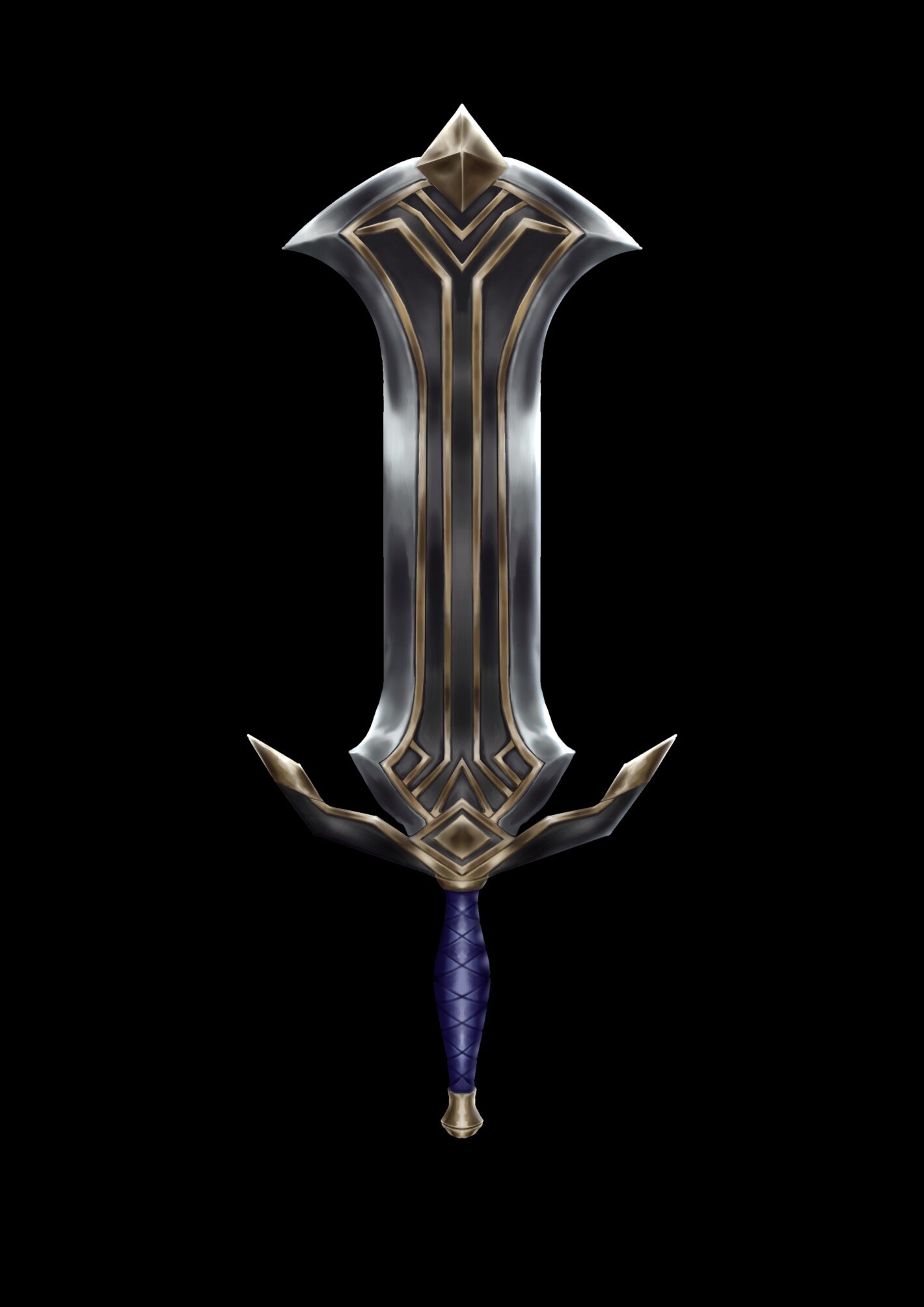 ArtStation - Fantasy Weapons: Royal Armour slayer