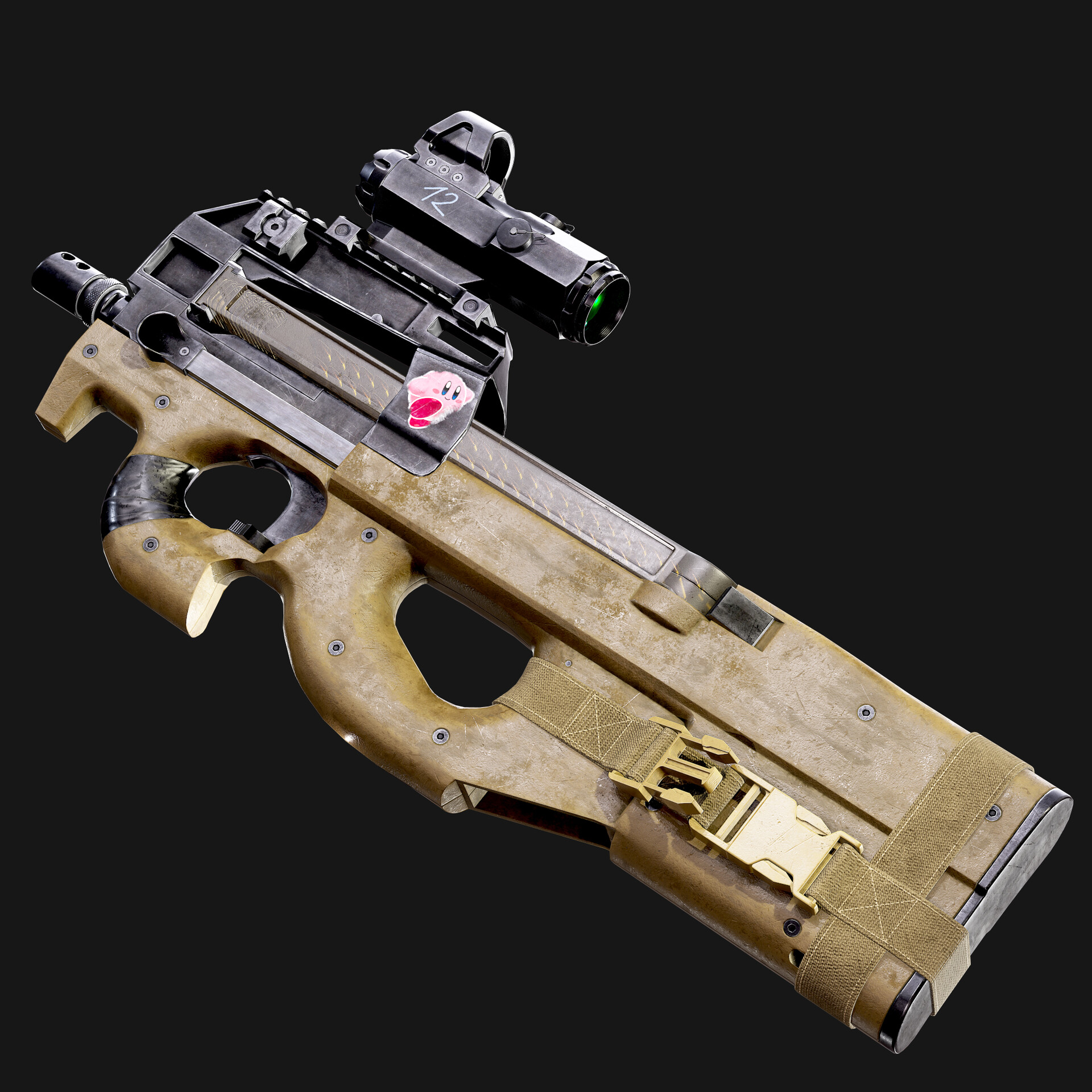 ArtStation - P90 with Scope, Gioele Minigher