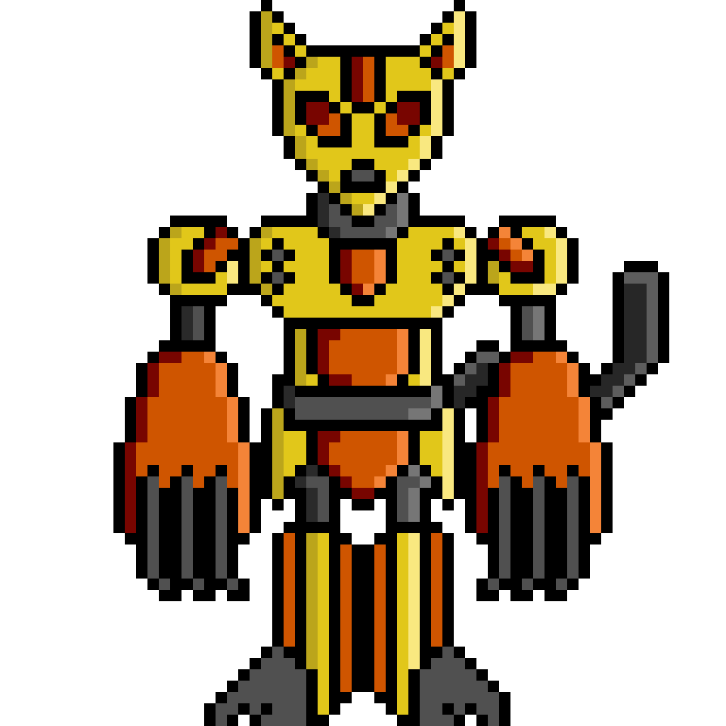 ArtStation - Pixel art cat claw