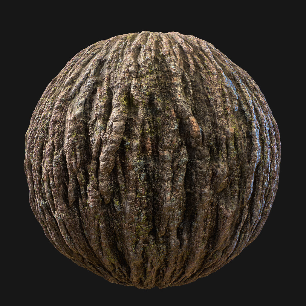 ArtStation - Tree Bark B2M Material