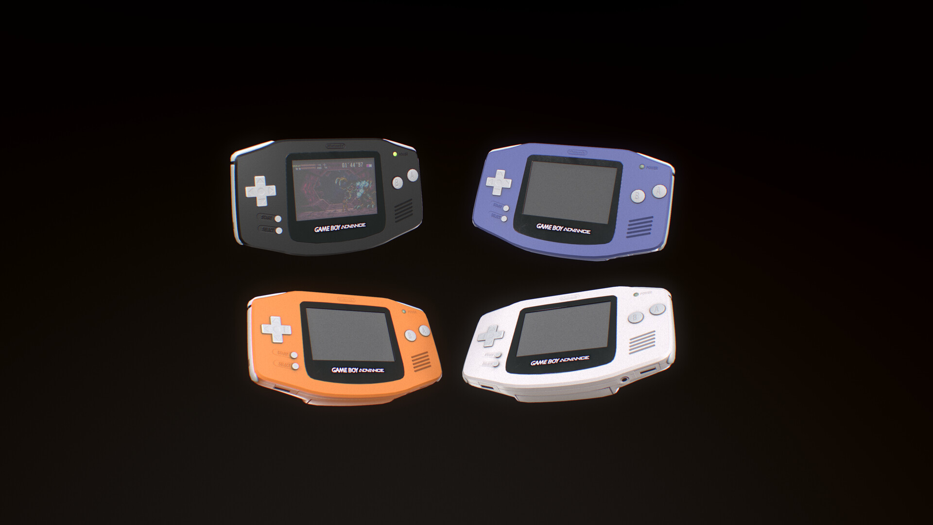 ArtStation - Gameboy Advance
