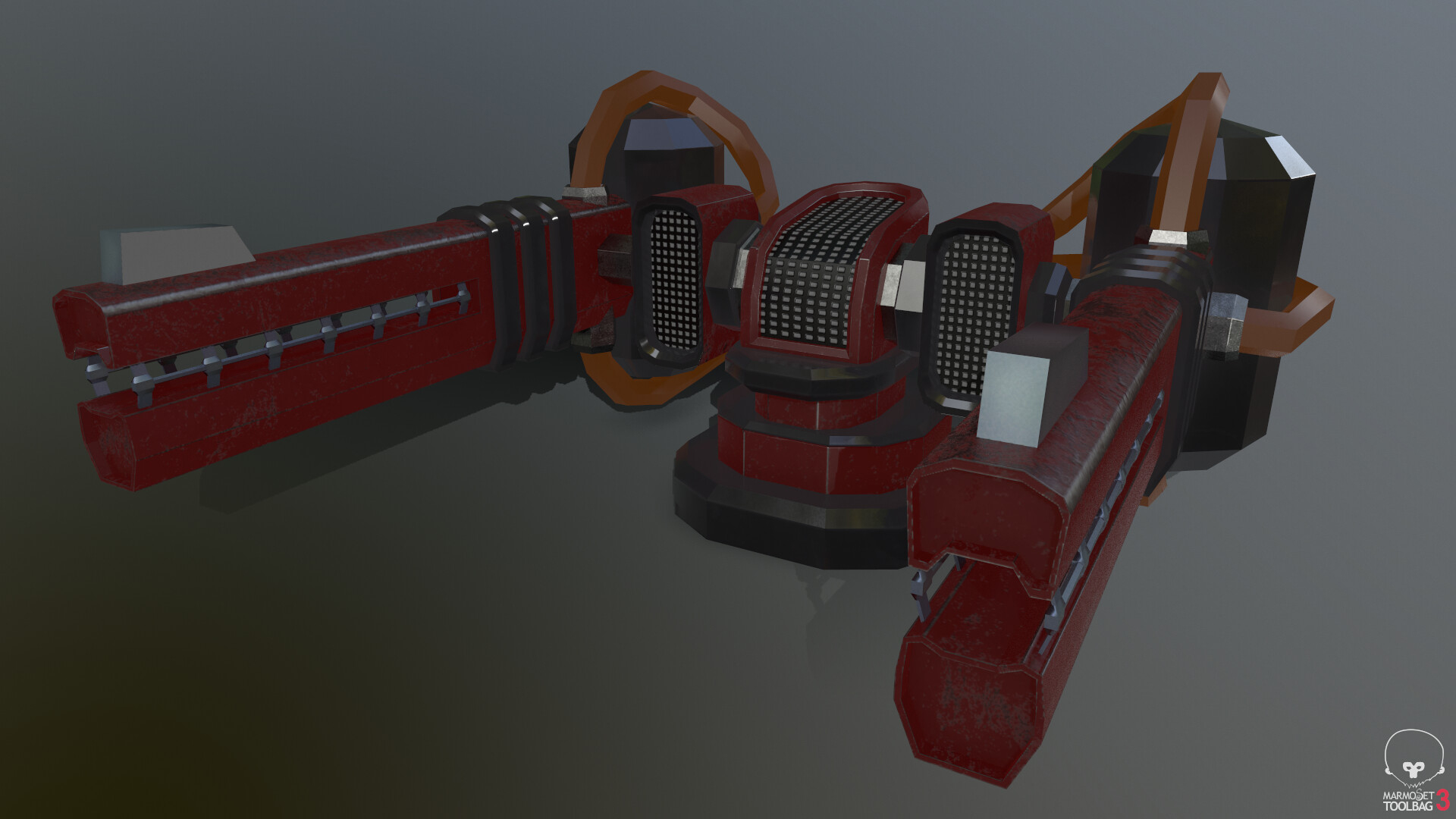 ArtStation - SciFI Railgun.