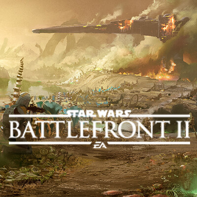 ArtStation - Star Wars Battlefront II Concept Art - Felucian Battle