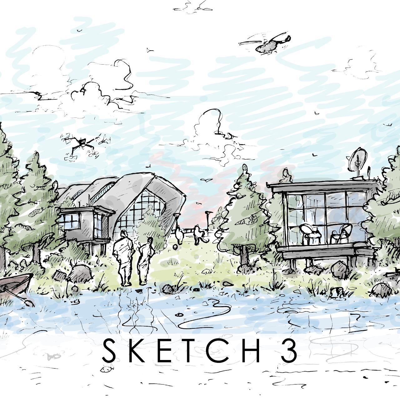 ArtStation - Environmental sketch