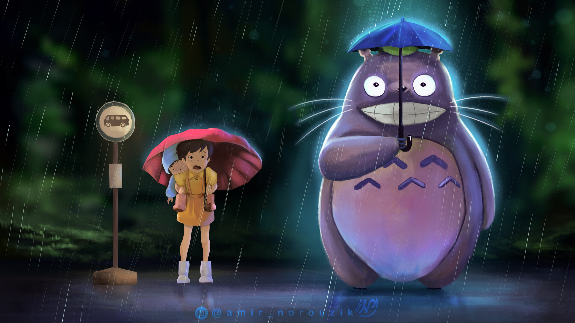 ArtStation - Totoro in New style