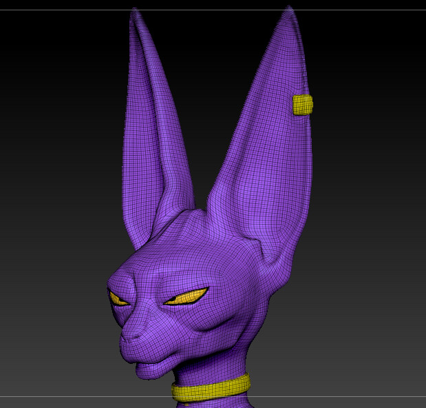 ArtStation - Lord Beerus 3D rigged model