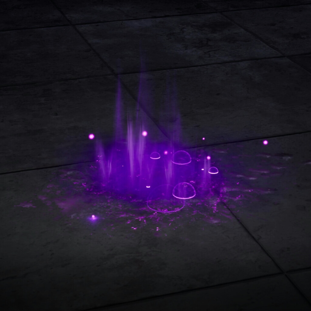 ArtStation - Poison Liquid Effect