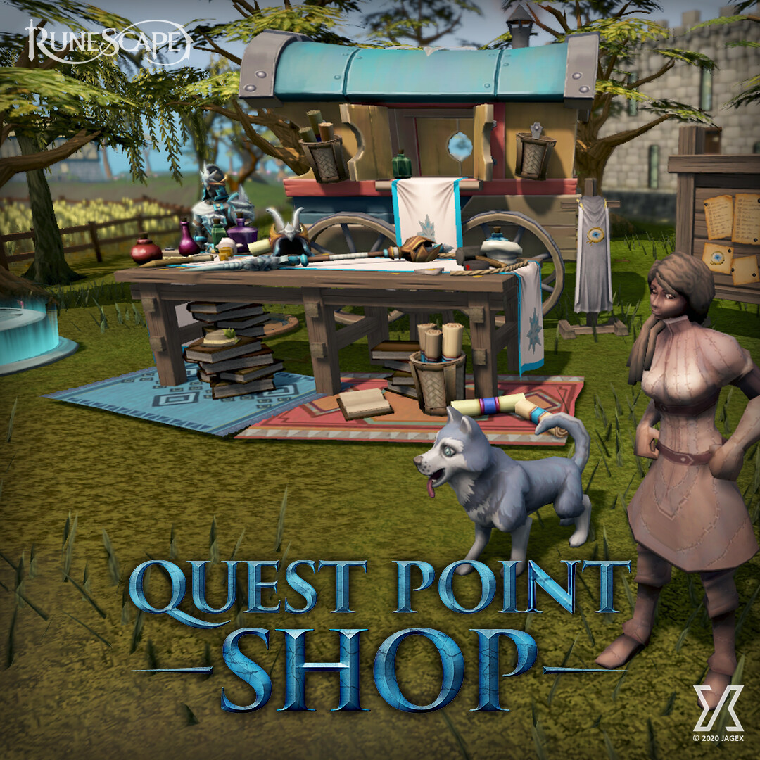 ArtStation - Runescape - Quest Point Shop