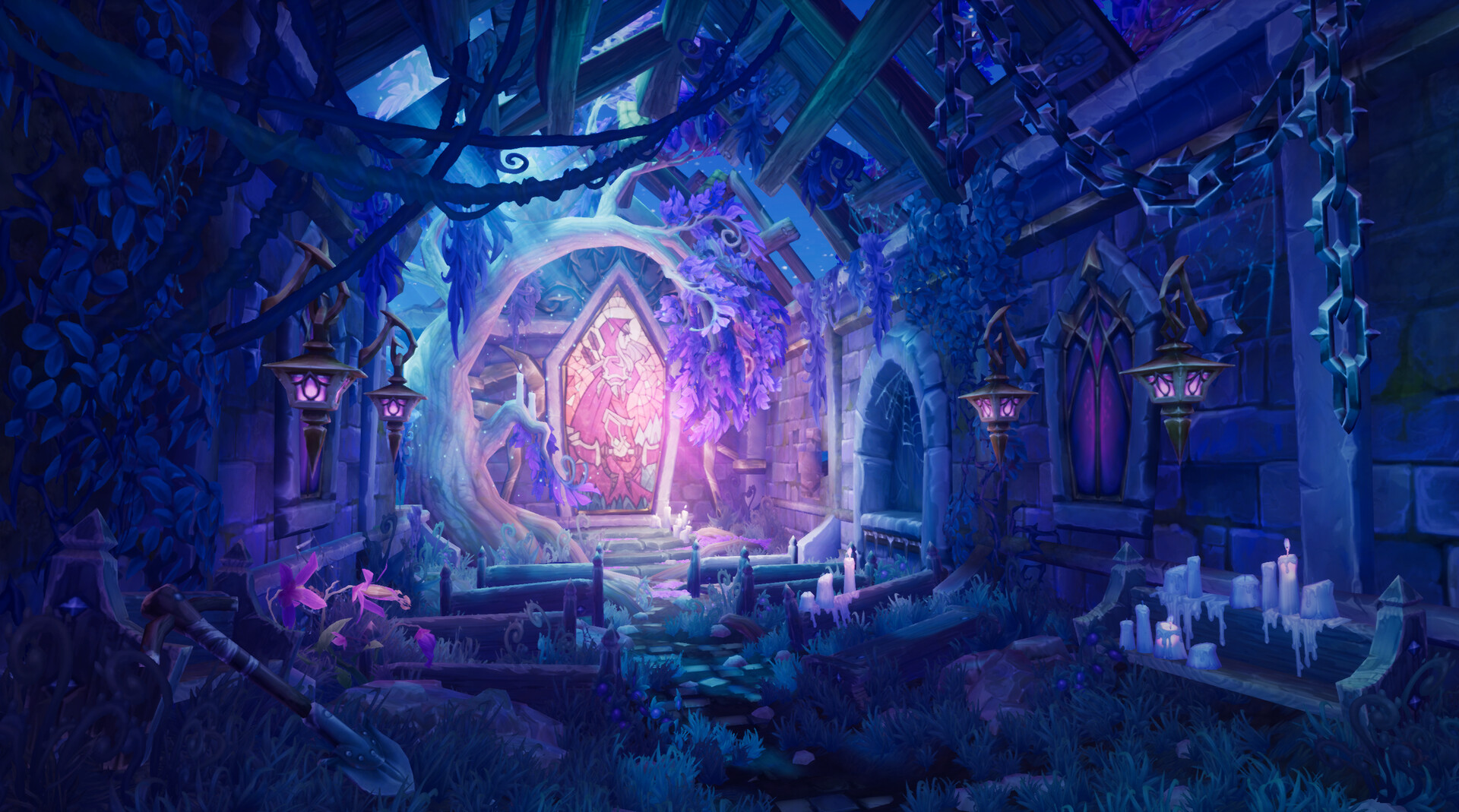 ArtStation - Forgotten Temple to the Dark Lady