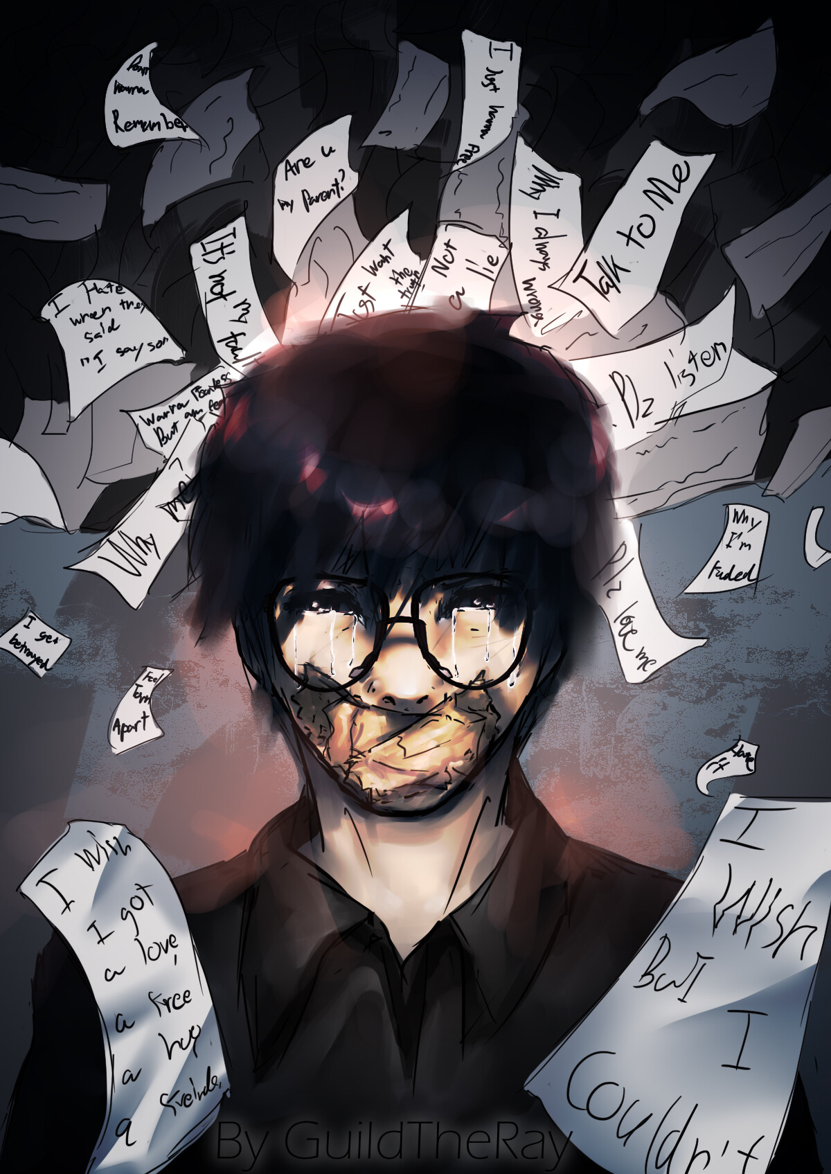 ArtStation - Depression Moment.