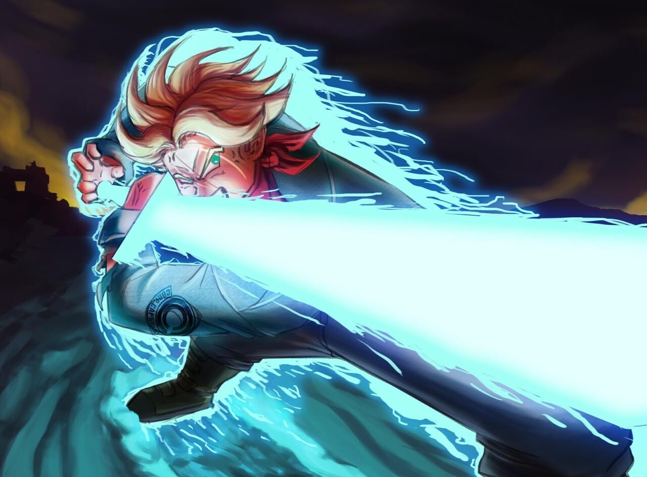 ArtStation - Future trunks super saiyan hope