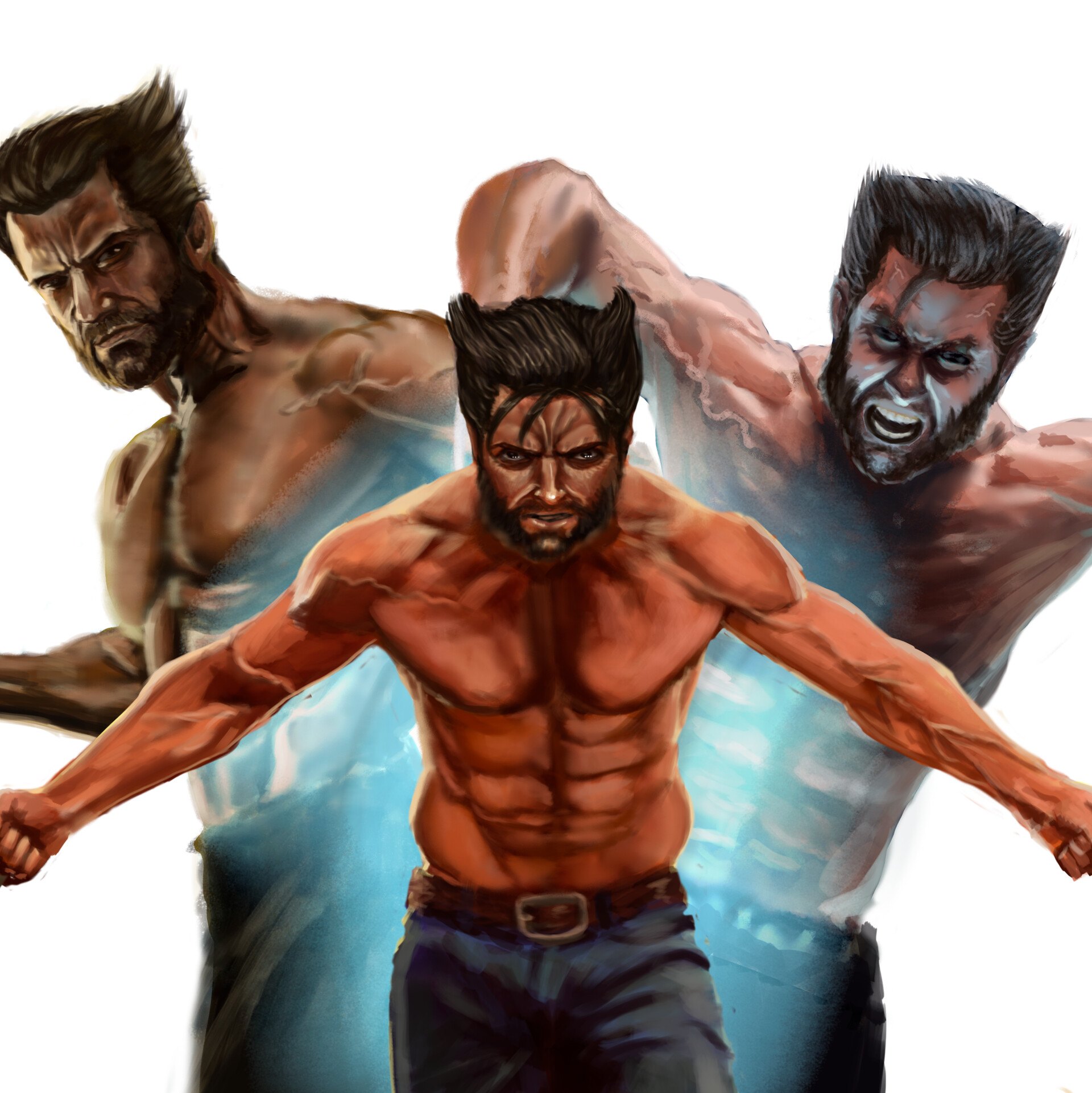 ArtStation - Wolverine (Speed training)