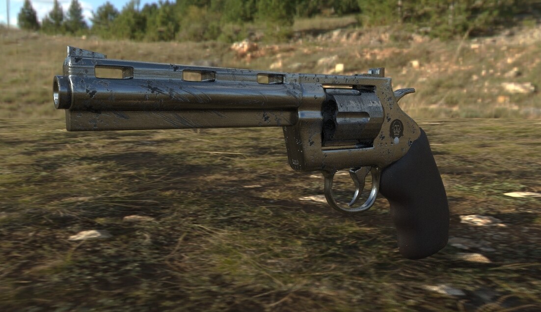 ArtStation - Colt Python Revolver