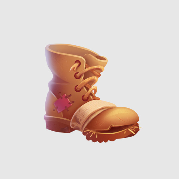 ArtStation - Items: boot, honey, crystal
