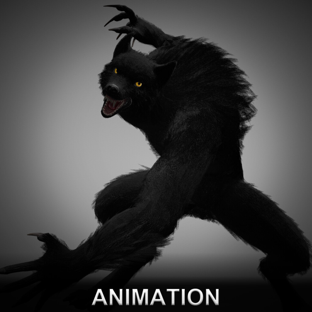 ArtStation - Werewolf - Animation
