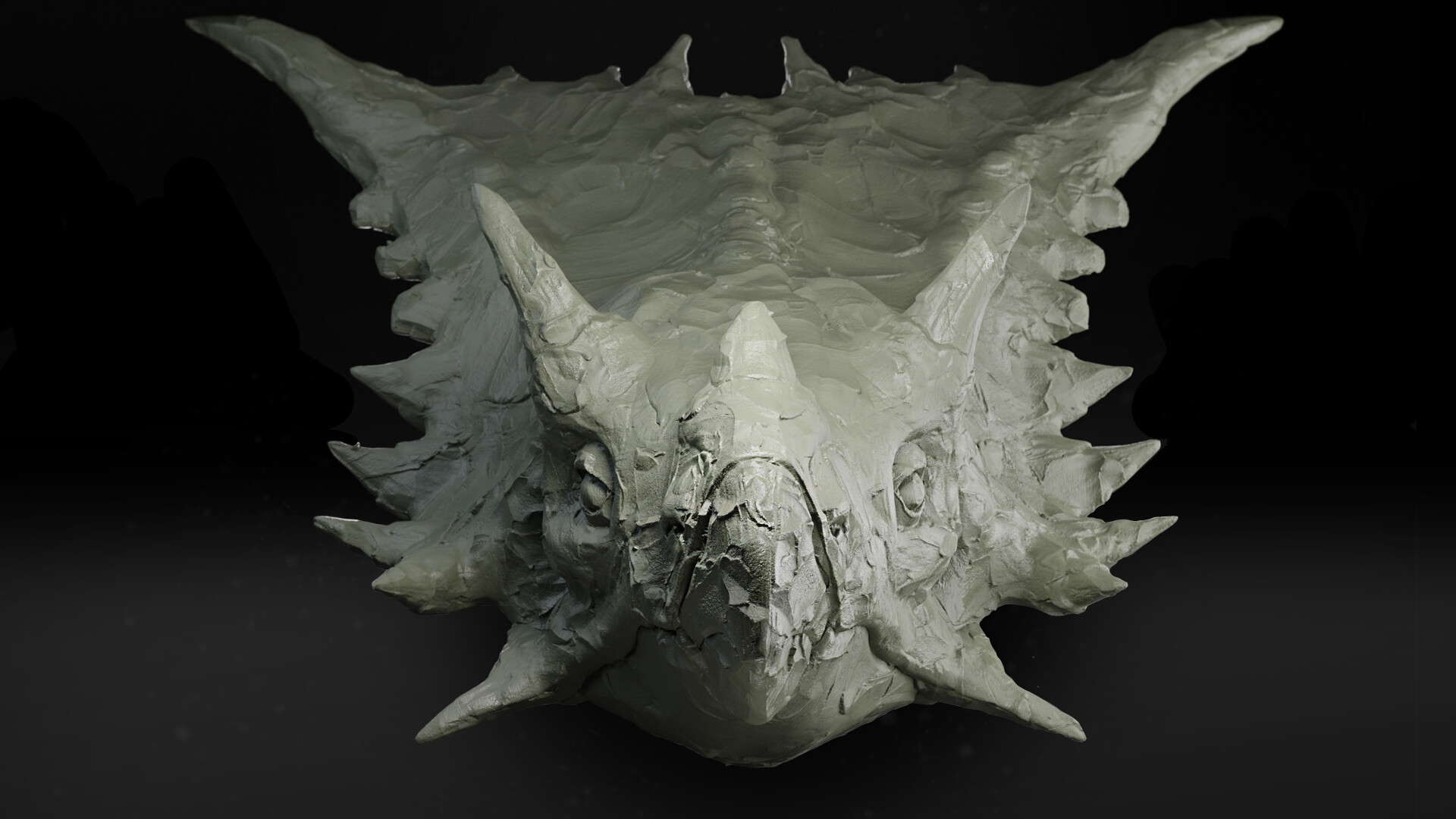 ArtStation - Chasmosaurus head