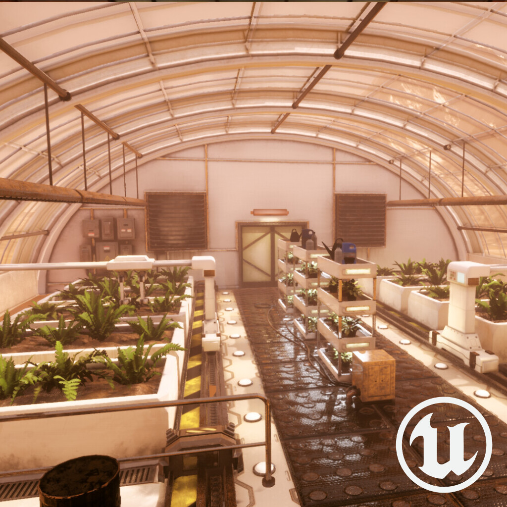 ArtStation - Mars Greenhouse