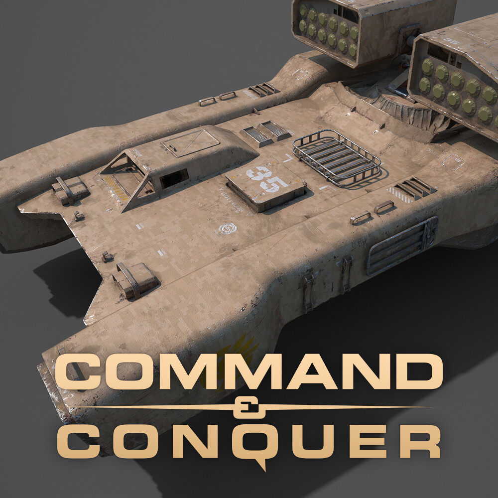 ArtStation - GDI HOVER TANK