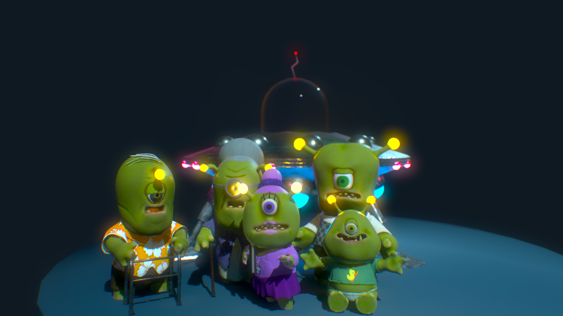 ArtStation - Alien Family